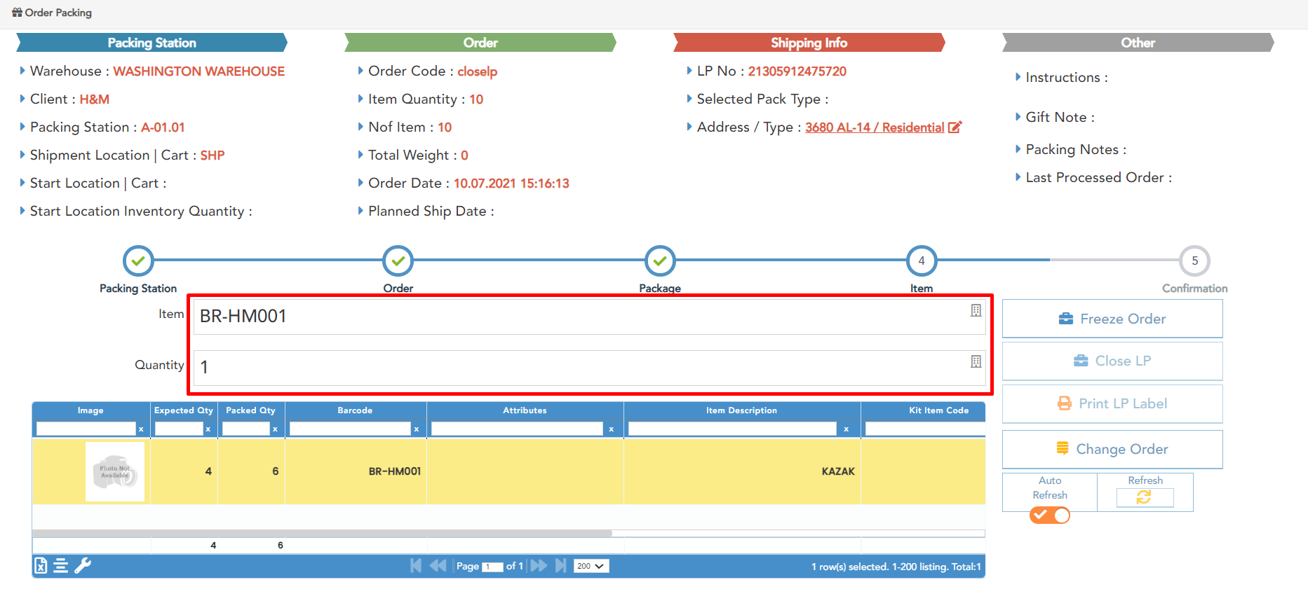 Create Multiple Labels for an Order