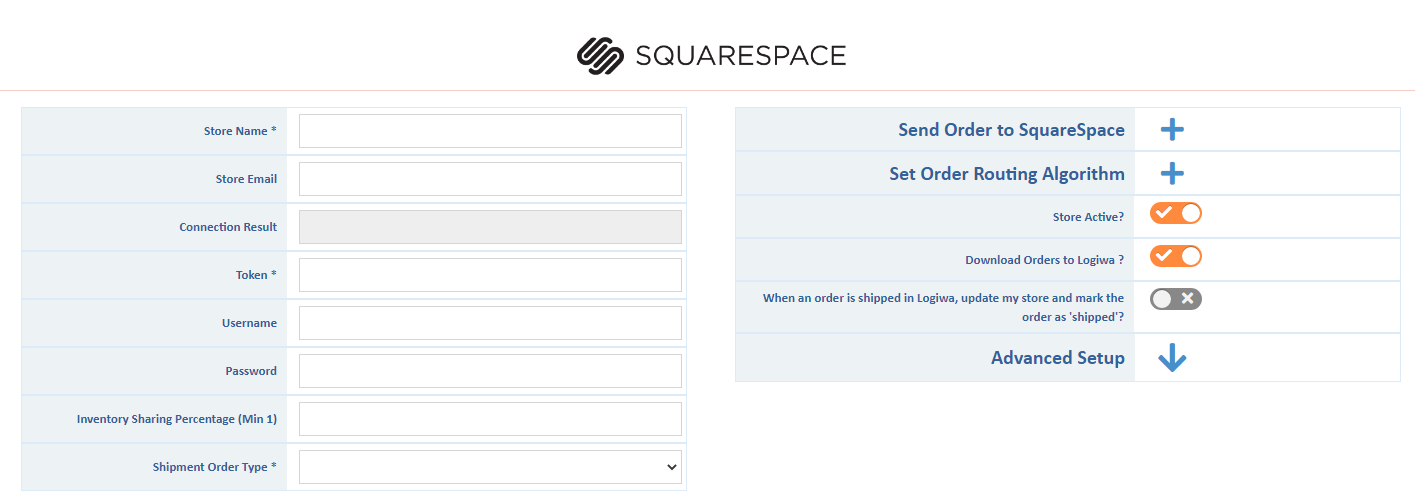 Connect to Squarespace