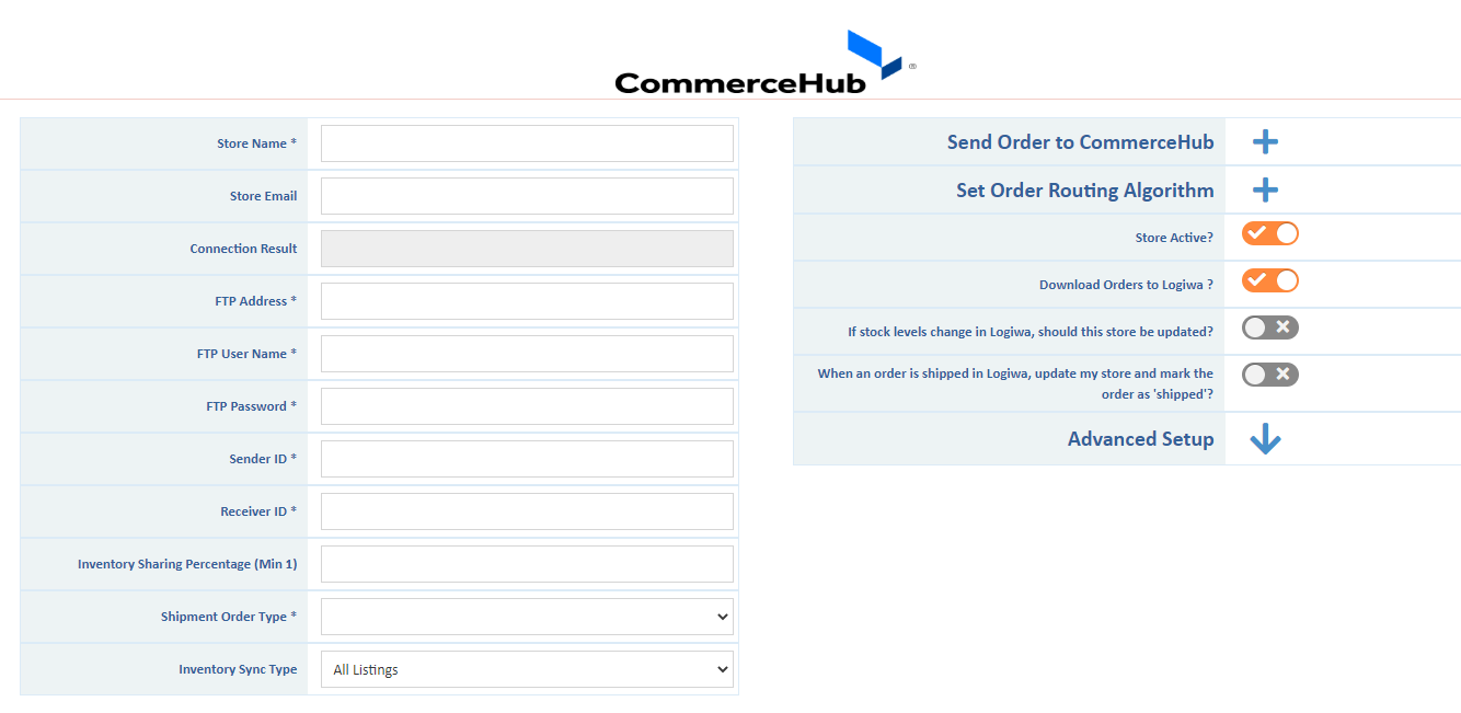 Connect to CommerceHub