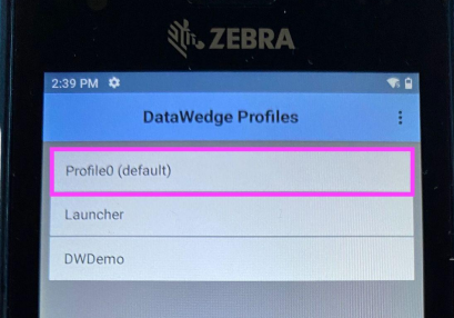 Zebra TCx: Auto-Enter and System Keyboard Setup
