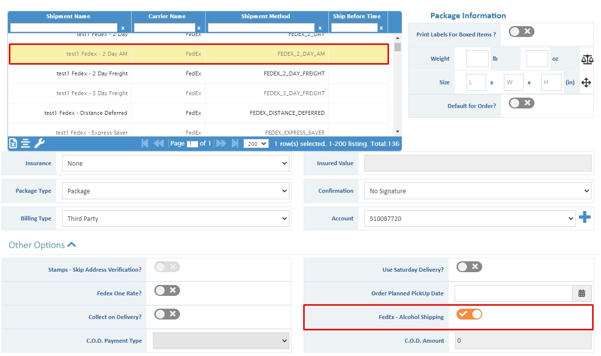 FedEx Alcohol Shipping