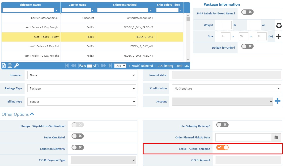 FedEx Alcohol Shipping