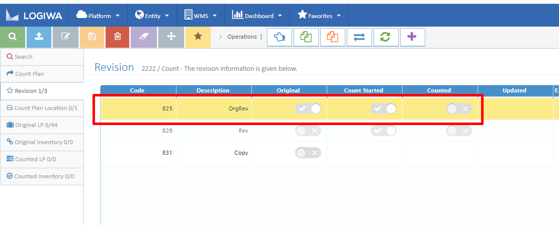 How do I choose a location? - Count Plan Operations