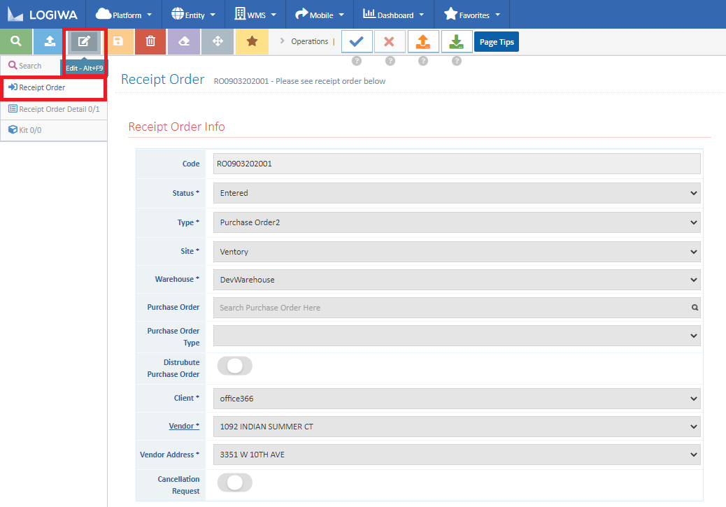 How to Create an ASN / Receipt Order in Logiwa?