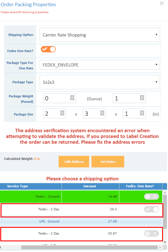 How to Manage FedEx - One Rate?