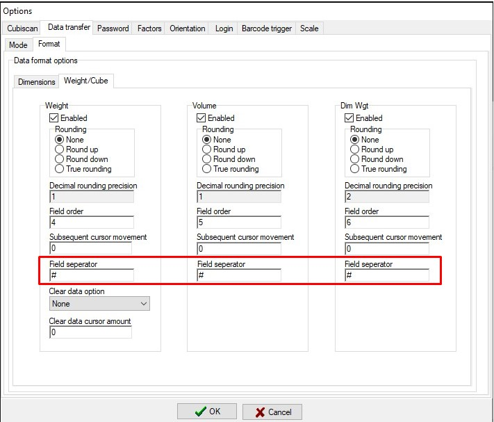 Cubiscan Dimension System Integration
